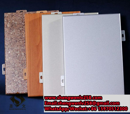 Perforated Metal Cladding Wall Panels Powder Coated White For External ...